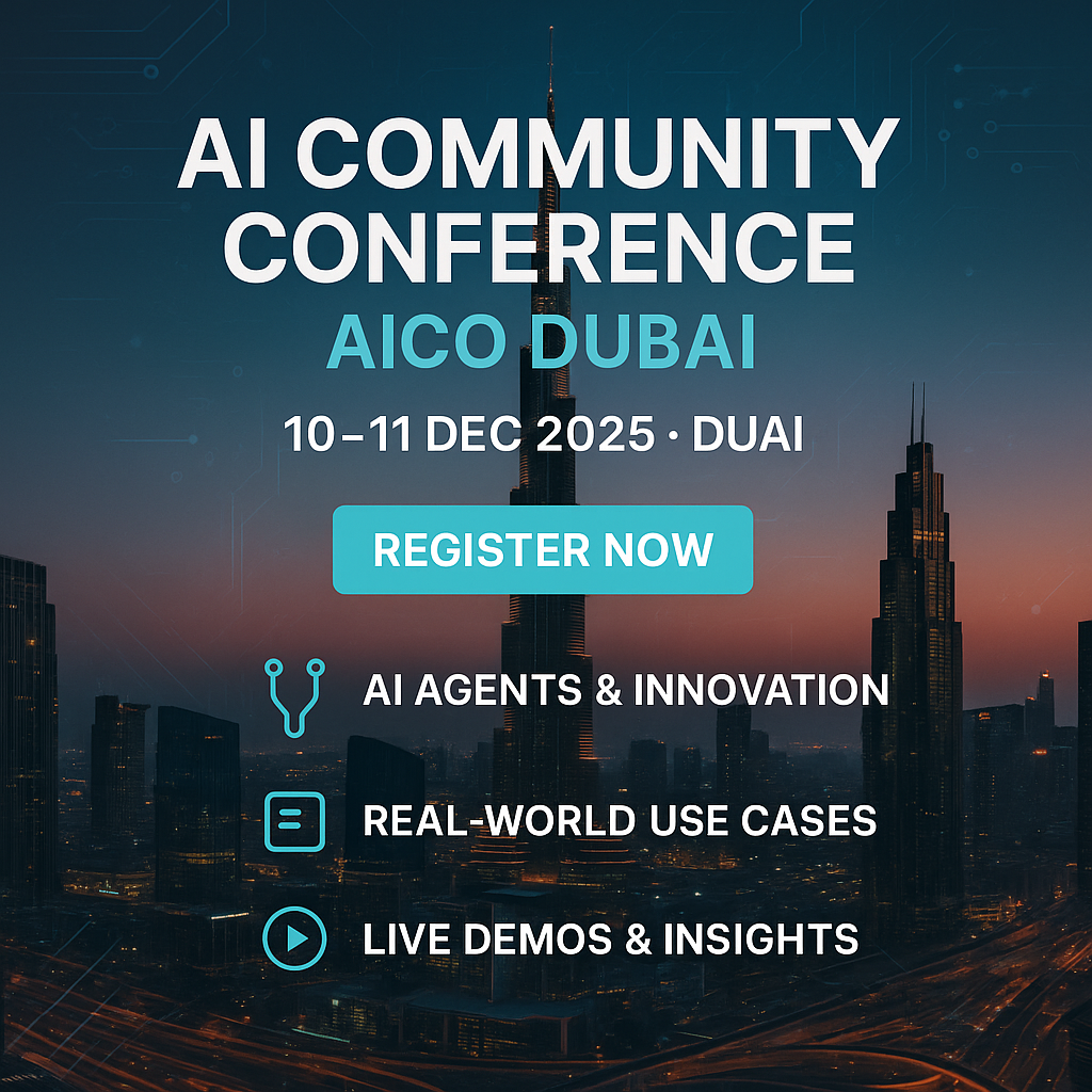 AI Community Conference Dubai - AICO Dubai | Global AI Dubai - Global AI Community